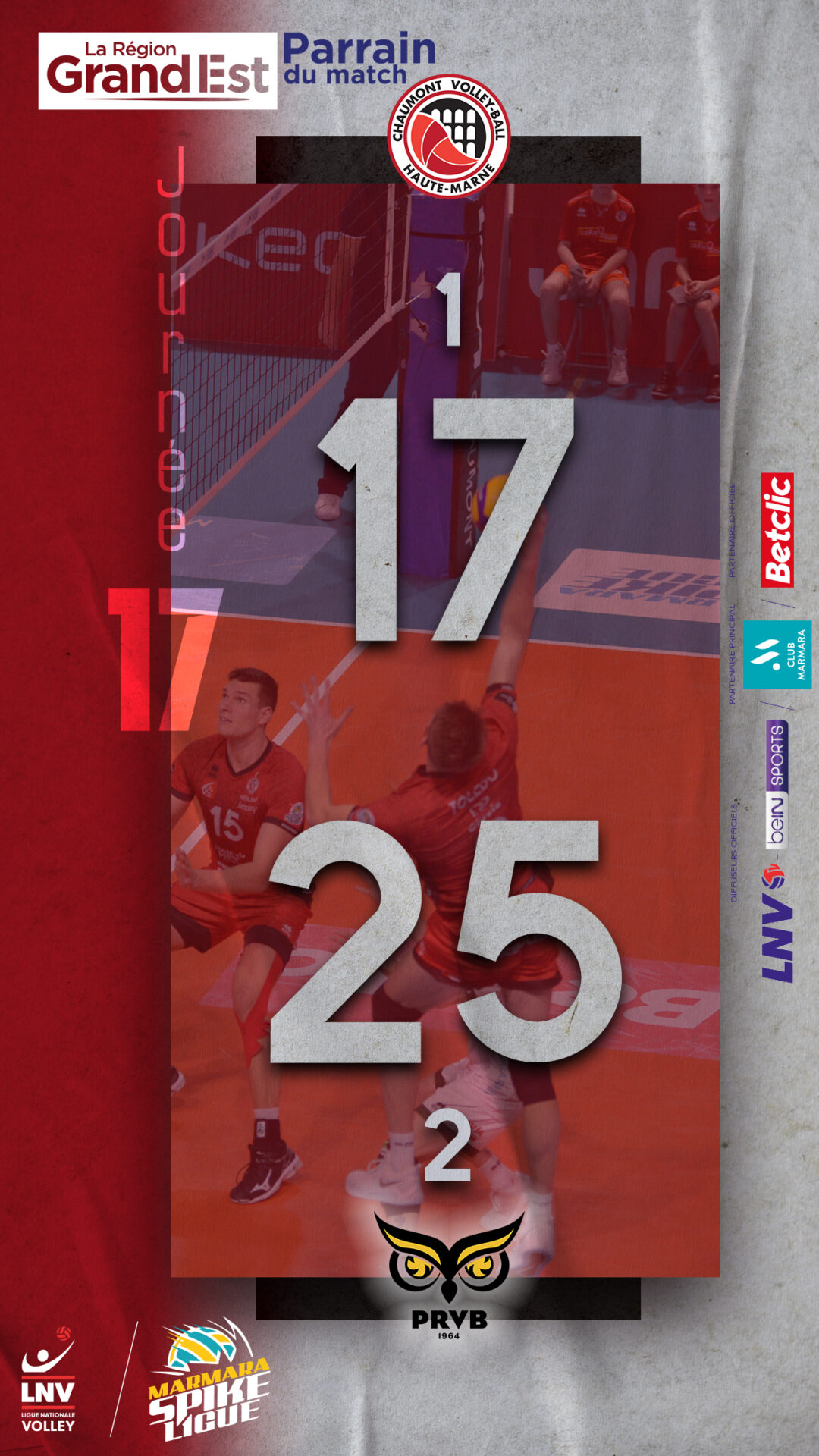 Le CVB52 laisse filer des points face au PRVB - CVB 52